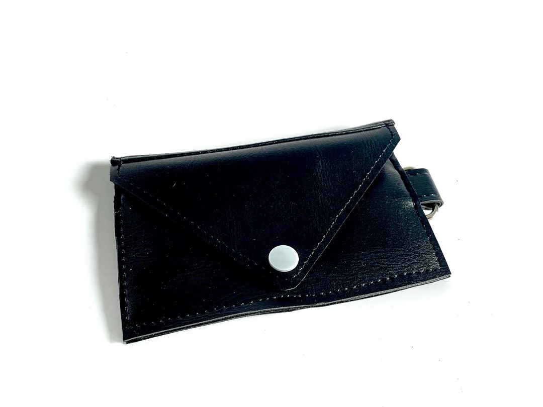 Bus Pass ID Holder Wallet Black - Etsy