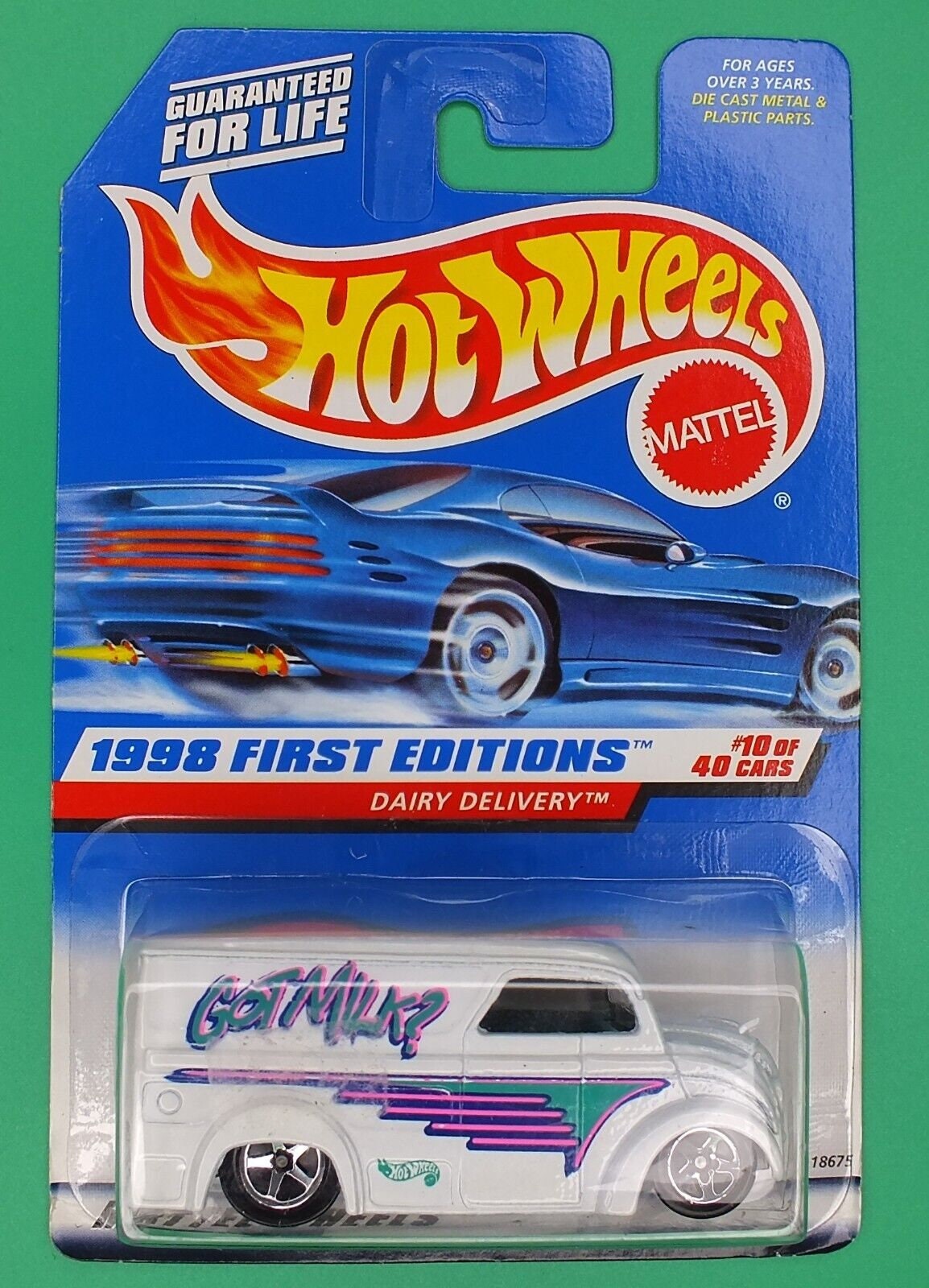 Hot Wheels 1998 First Edition Sweet 16 Dairy Delivery Chaparral 2 Lot ...