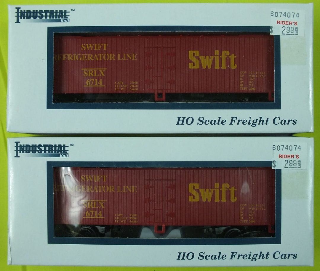 NOS Industrial HO Scale Stock Car Swift S.L.X.S. #8582 Train RR - Etsy