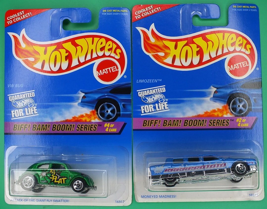 Hot Wheels Biff! Bam! Boom! Series Limozeen VW Bug Lot of 2 - Etsy