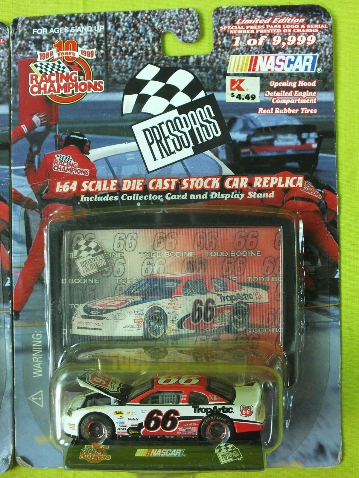 Racing Champions 1/64 Nascar Diecast Presspass Lot of 2 | Etsy