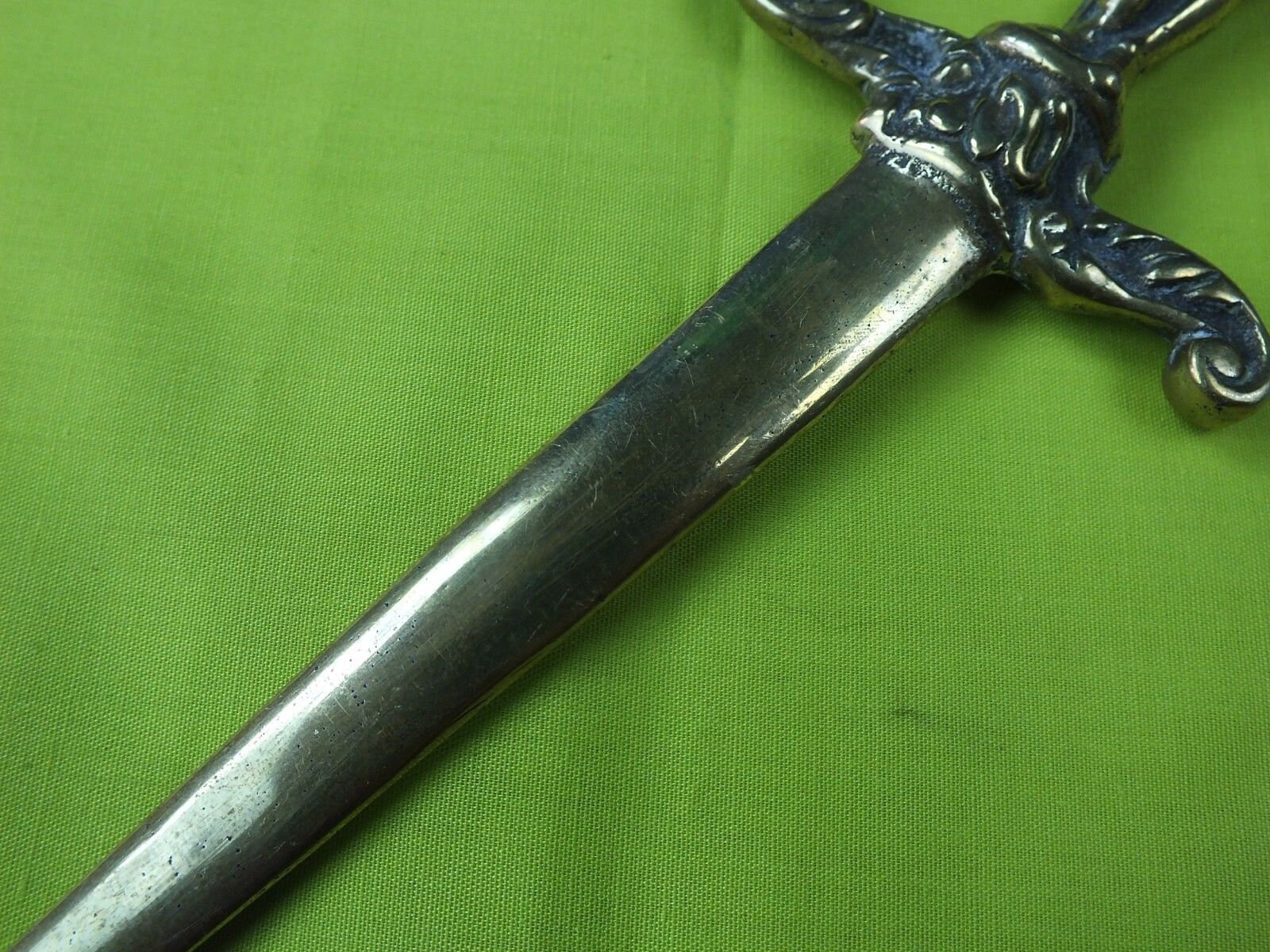 Vintage Brass Knight Figural Debar Dagger Stiletto Small Knife - Etsy