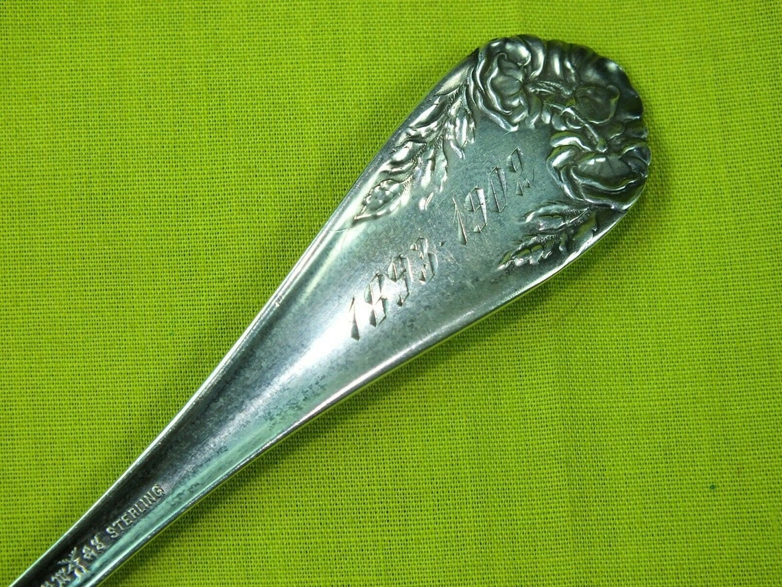 Sterling Silver R. Wallace & Sons ROSE SPOON 21.5 Grams - Etsy