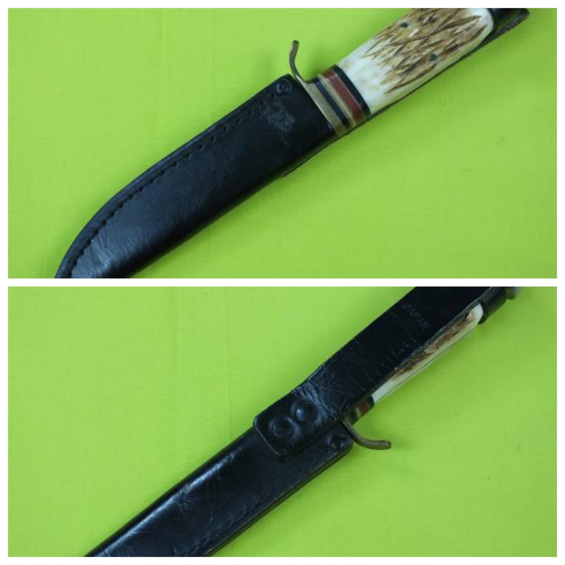 Buy Japan Buffalo Romo Hunting Knife Original Leather Sheath Online in ...