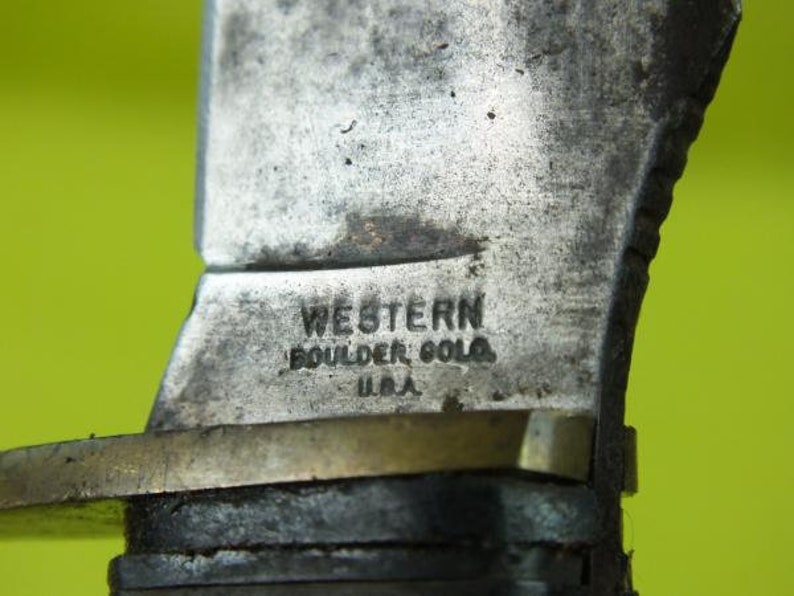 Vintage Western Boulder COLO USA L39 Hunting Skinner Knife - Etsy