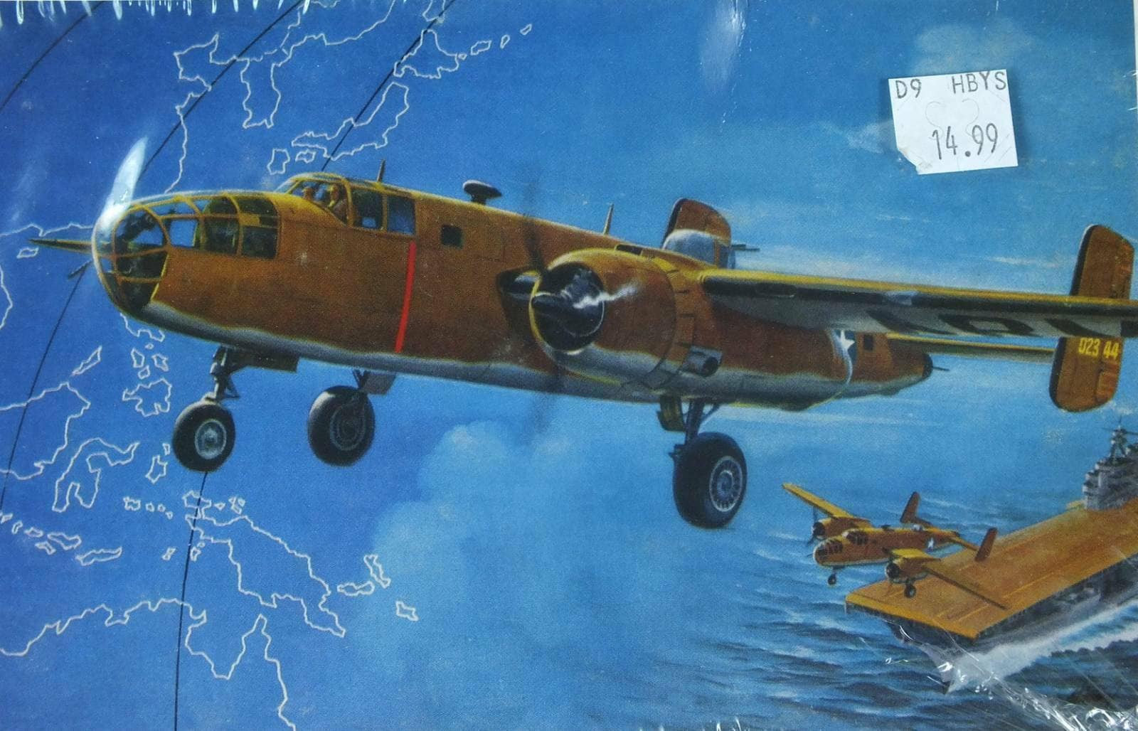 Vintage Revell US WW2 Tokyo Raider B-25 Bomber Airplane - Etsy