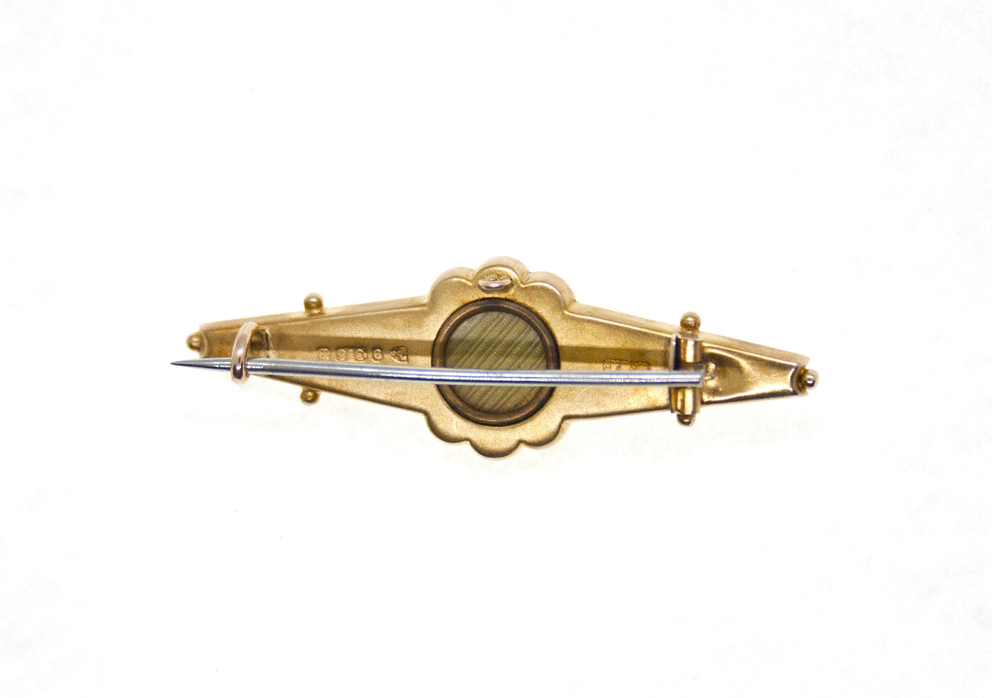 9ct Gold Brooch With Chester Hallmark - Etsy