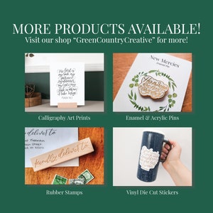 Custom Calligraphy Address Stamp Wooden Address Stamp Modern ...