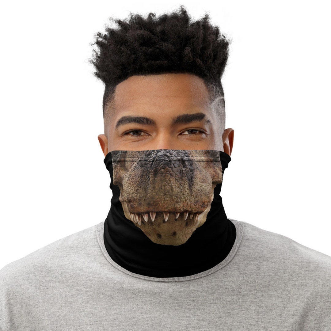 Dinosaur Face Mask - Etsy