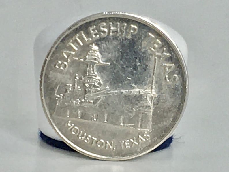Vintage Battleship Texas Coin Houston Texas San Jacinto - Etsy