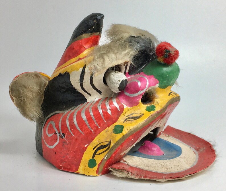 Antique Paper Mache Chinese Dragon Hand Puppet Fur Attached Etsy antique-paper-mache-chinese-dragon-hand-puppet-fur-attached-etsy