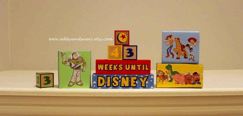 Toy Story Countdown Disney Toy Story Countdown Countdown to | Etsy