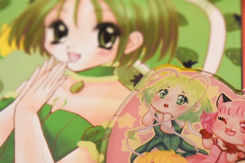 Tokyo Mew Mew Heart Acrylic Keychain | Etsy