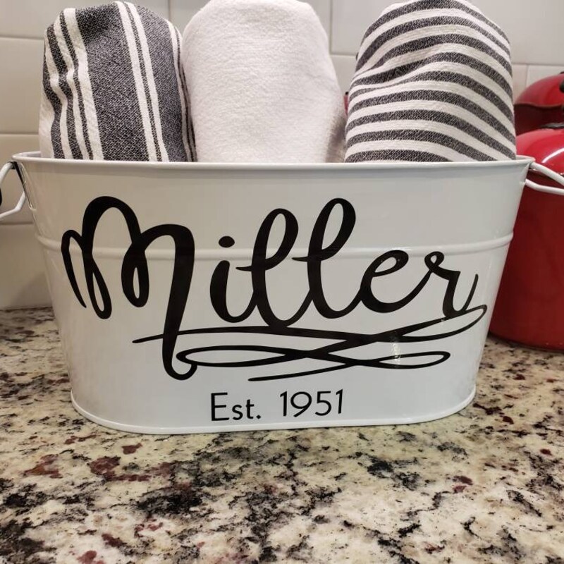 Galvanized Bucket - Etsy