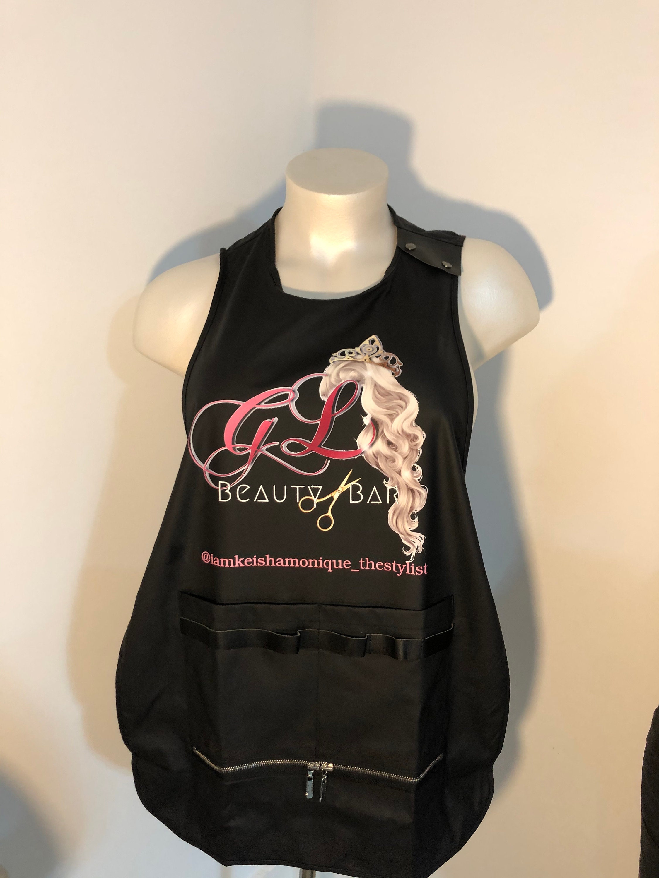 Custom Full Cape & Apron Beauty Salon Stylist and Barber - Etsy