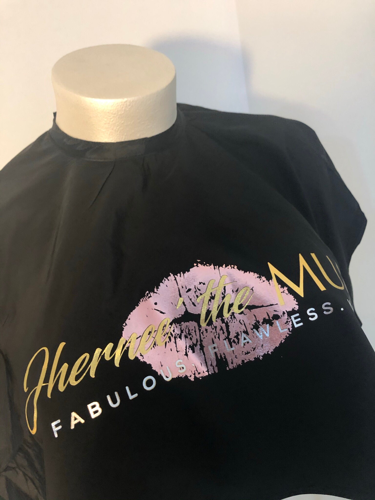 Makeup Cape | Makeup Bib | Salon Cape | Barber Hair Cut Cape | Beauty ...