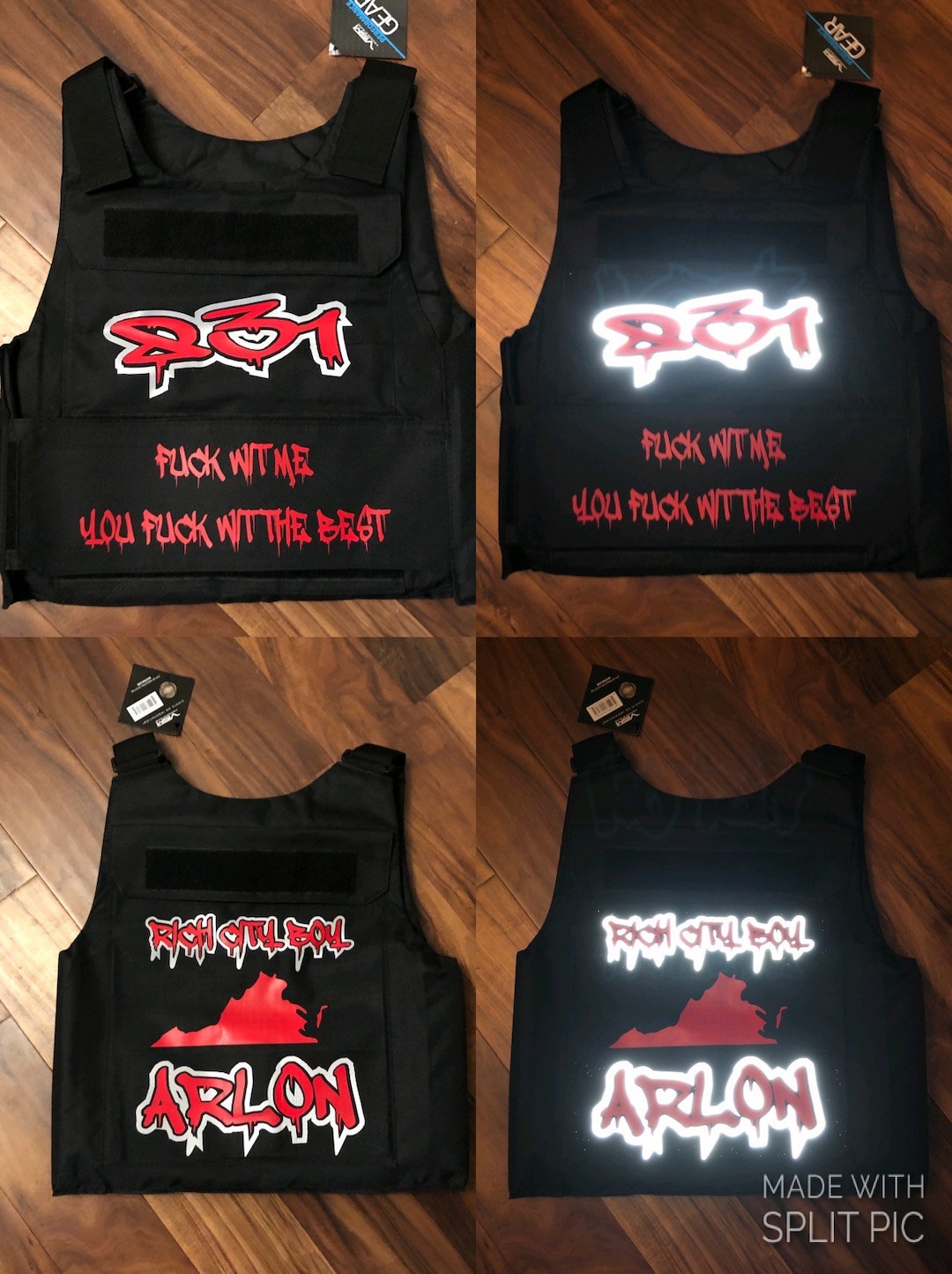 Custom Tactical Black Vest| Stylish Vest | Carrier Vest | Bulletproof ...