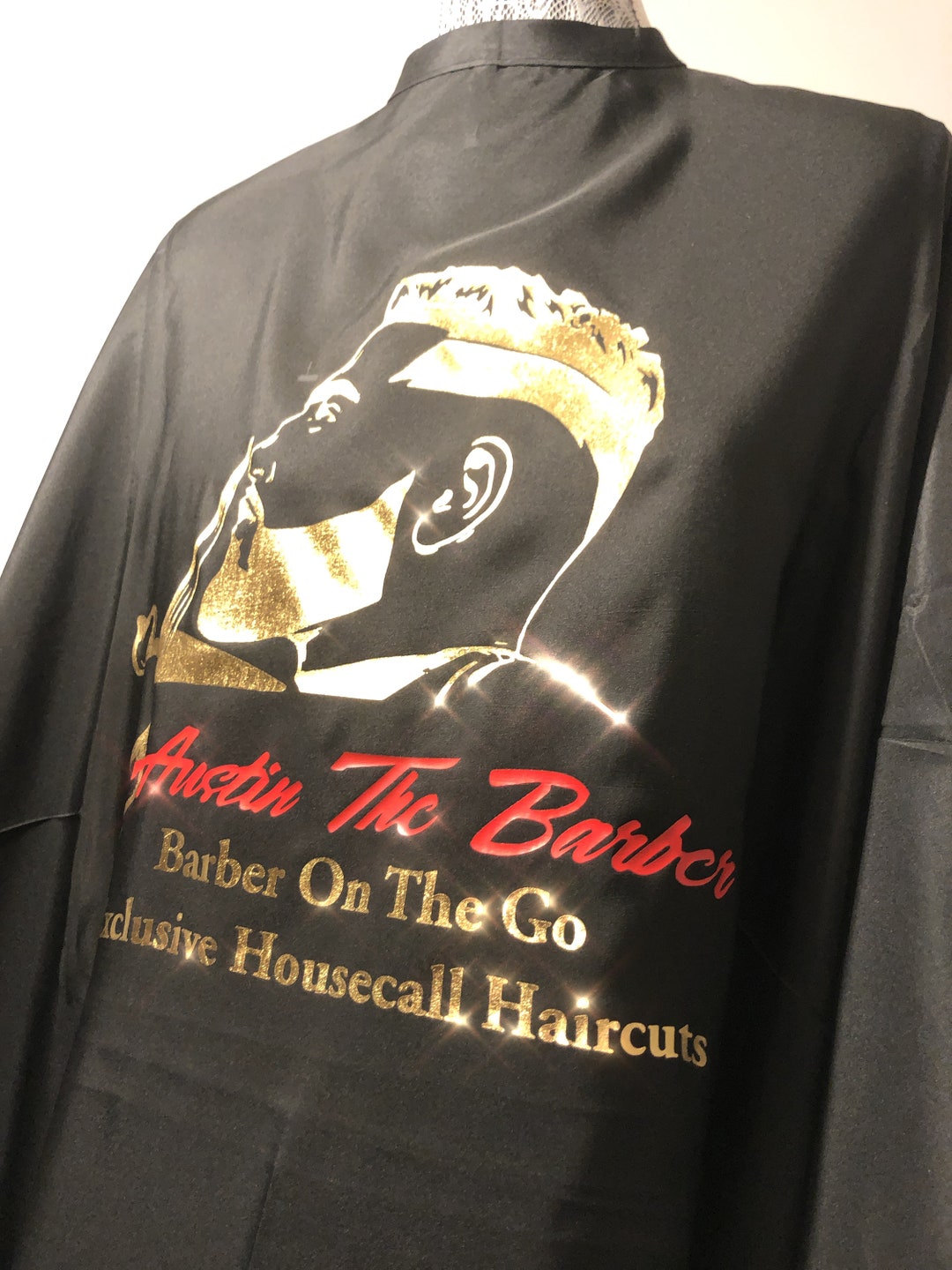Barber Cape | Custom Stylist Cape | Hair Stylist | Barber Hair Cut Cape ...