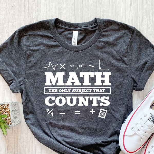 Funny Math Shirts - Etsy