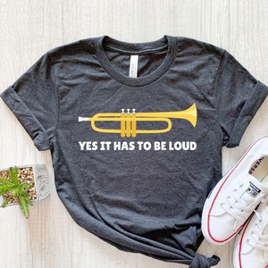 Funny Trumpet T-shirt Trumpet Humor Trumpet Player Marching - Etsy