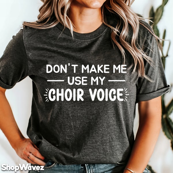 Funny Choir Shirt - Etsy