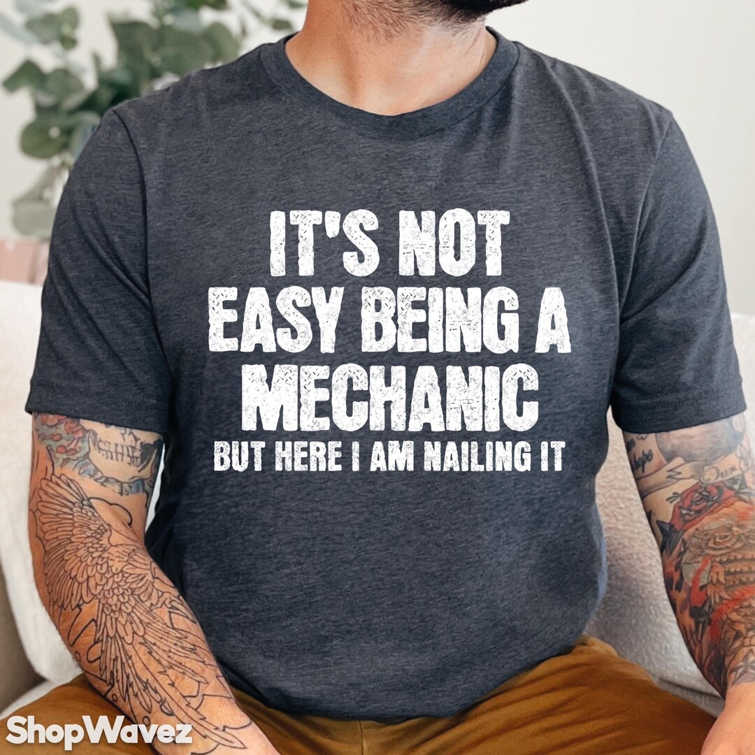 Funny Mechanic T-shirt, Diesel Truck Mechanic Repair Shop Gift for ...