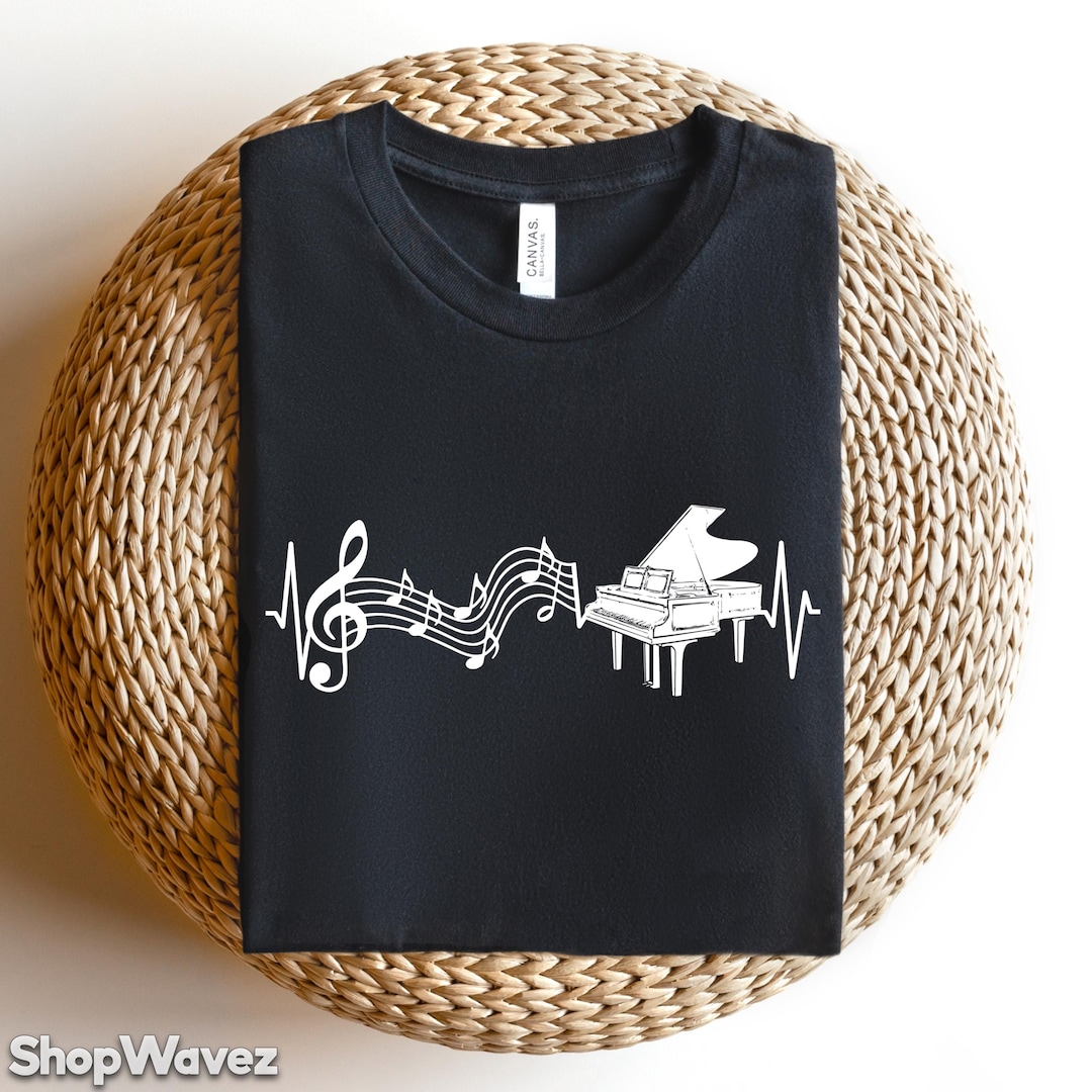 Piano Shirts for Pianist, Music Teacher Gift, Pianist Gift, Piano ...