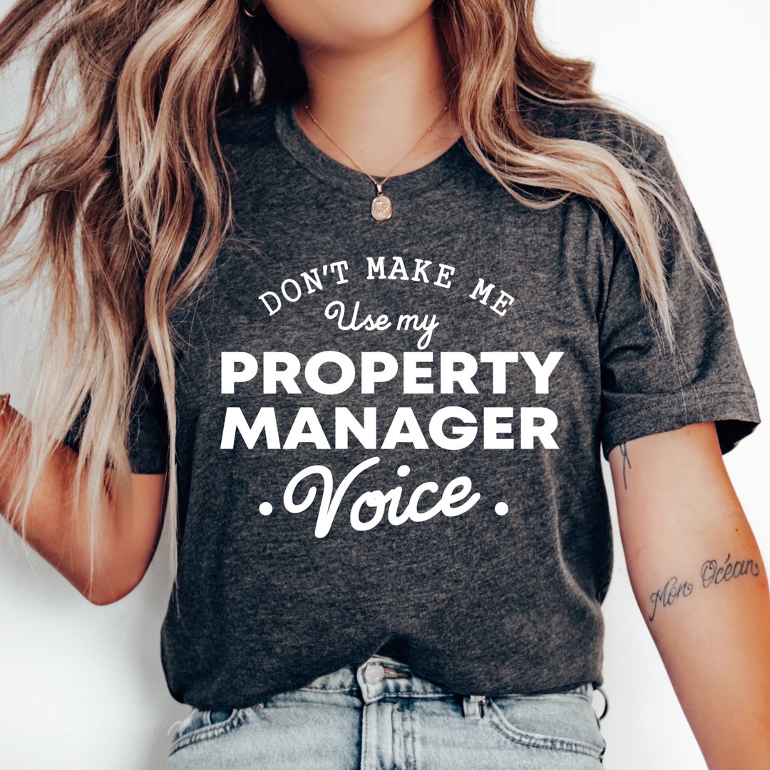 Property Manager Shirt, Investor Property Management Gift - Etsy