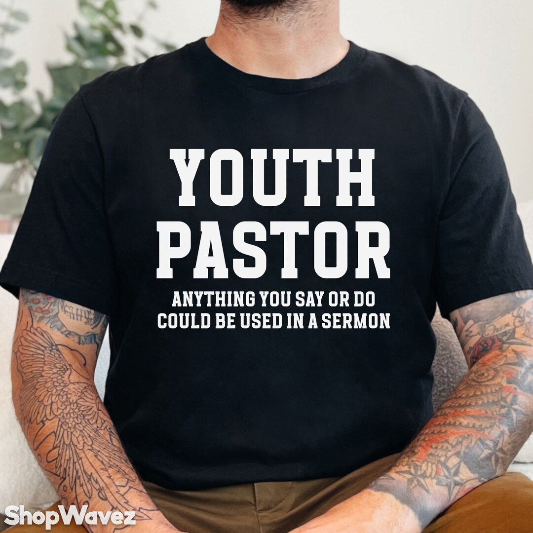 Youth Pastor T-shirt, Funny Christian Gift for Pastor Appreciation - Etsy