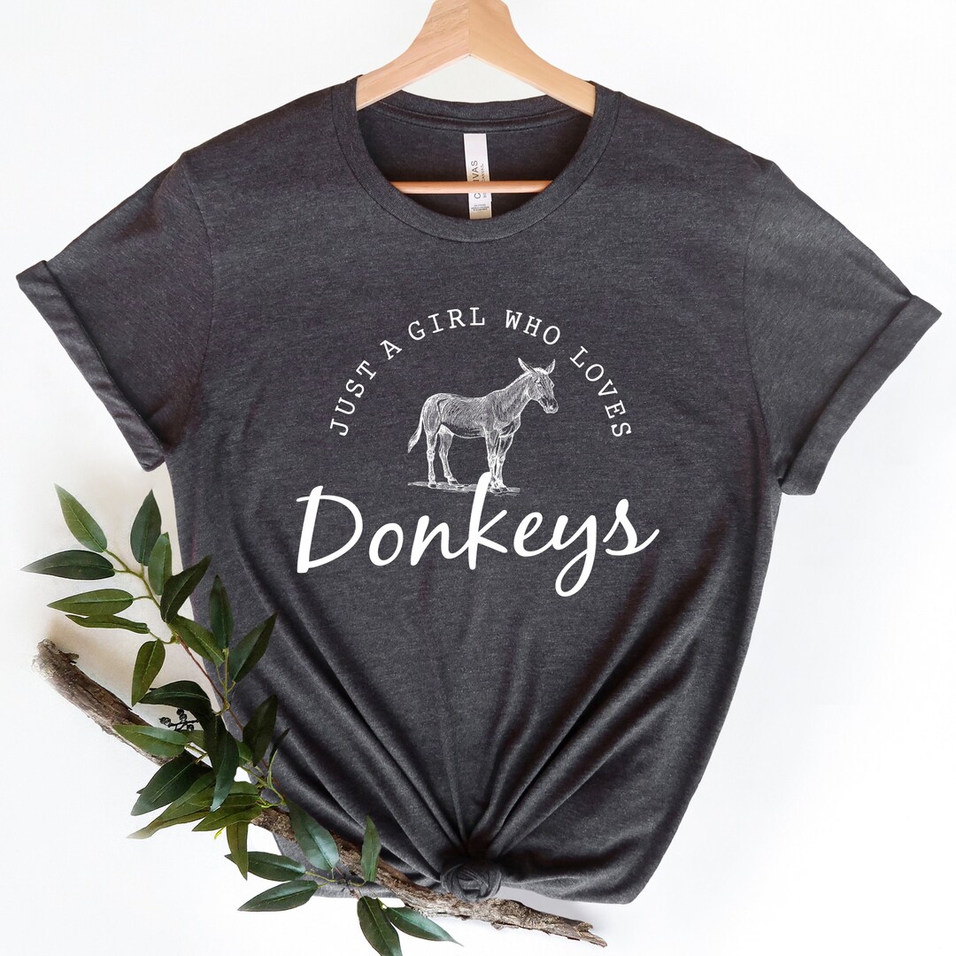 Donkey Shirt, Animal Lover, Mule Shirt, Pet Donkey Shirt, Donkey Lover ...