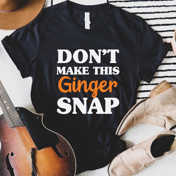 Redhead Shirt Ginger Shirt Ginger Humor Redheads Shirt - Etsy
