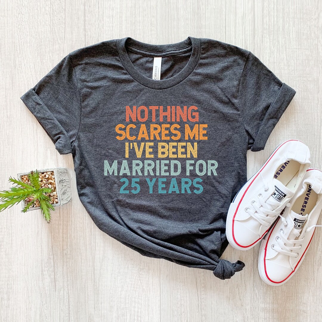 25th Anniversary Shirt 25th Wedding Anniversary Gift for - Etsy