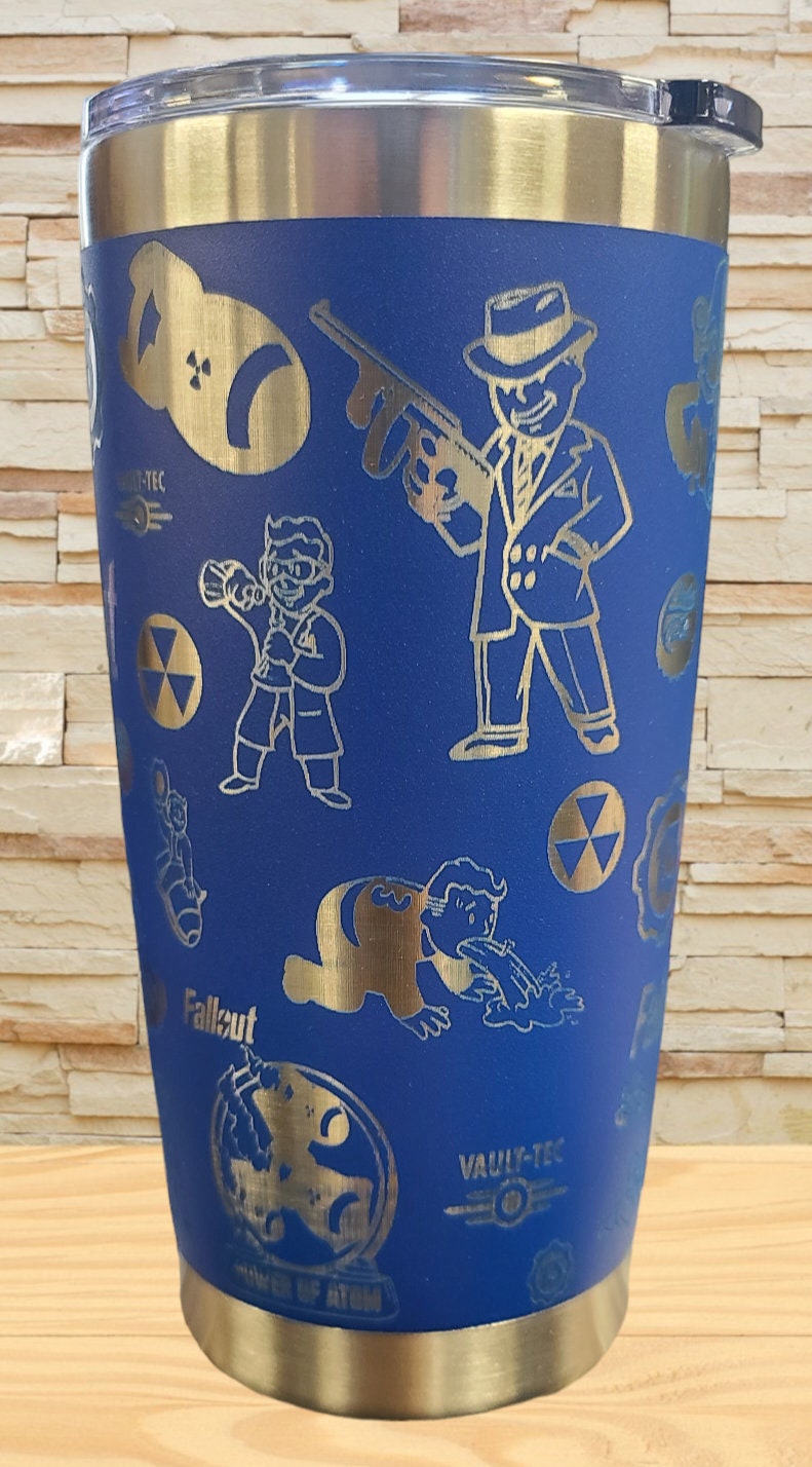 Laser Engraved Fallout Inspired Tumbler 20oz - Etsy