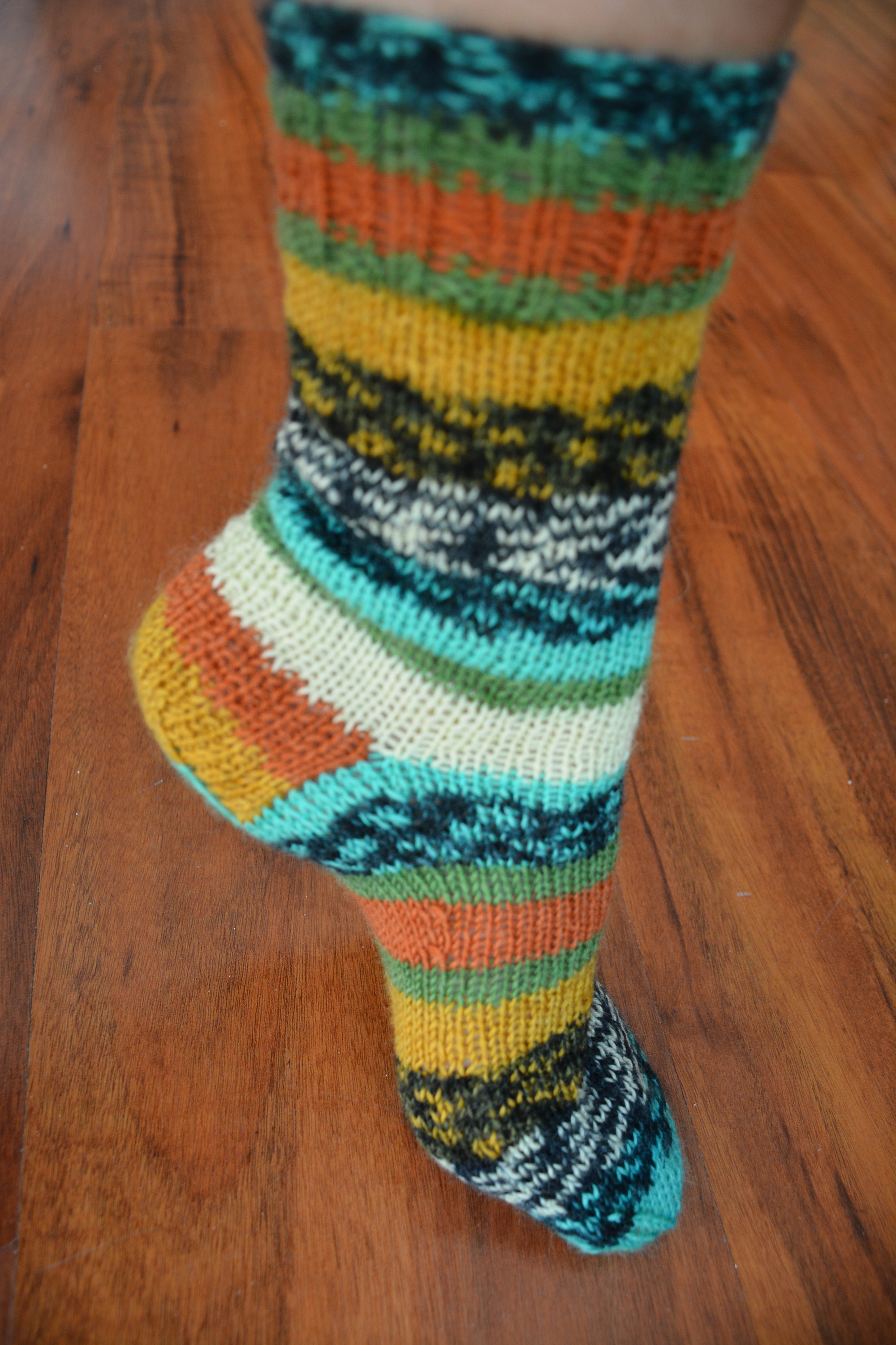 Hand Knitted Wool Socks Unisex Socks Wool Knit Socks Knit - Etsy