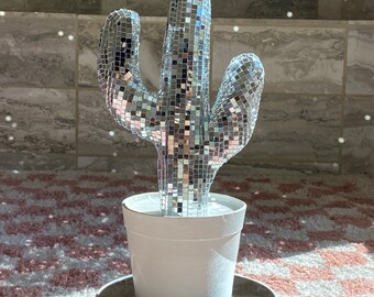Disco Cactus / Western Disco Cacti Decor / Funky Cactus Art - Etsy