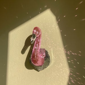 Disco Flamingo Wall Decor Gift Idea - Etsy