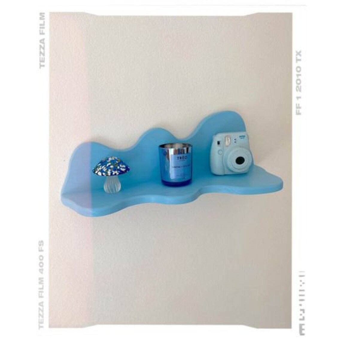 Pastel Floating Squiggle Shelf multiple Colors - Etsy