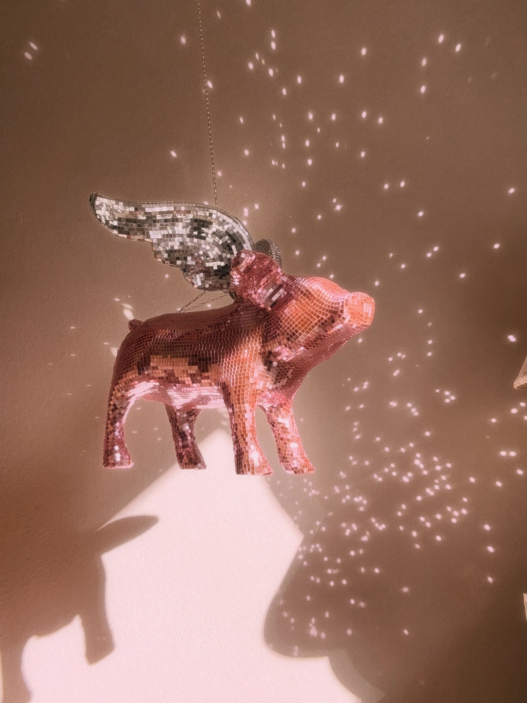 Flying Pig Disco Ball - Etsy