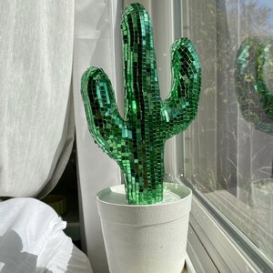 Green Disco Cactus Home Decor - Etsy UK