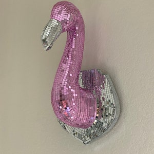 Disco Flamingo Wall Decor Gift Idea - Etsy