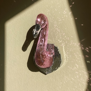 Disco Flamingo Wall Decor Gift Idea - Etsy