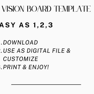 Digital Vision Board Templates 2023, Canva Kit, Manifesting Dream Board ...
