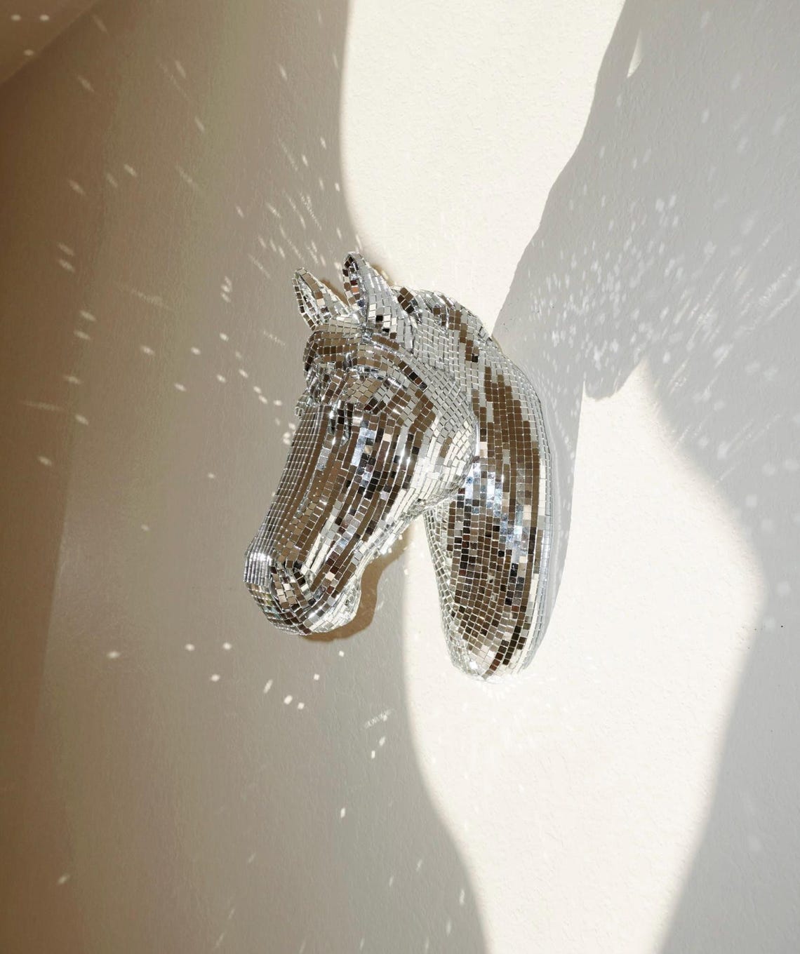 Disco Pony Wall Mount - Horse Wall Art - Etsy
