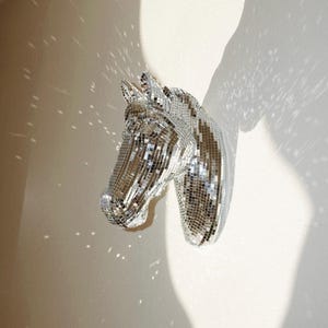 Disco Pony Wall Mount - Horse Wall Art - Etsy