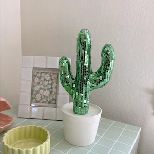 Green Disco Cactus Home Decor - Etsy UK