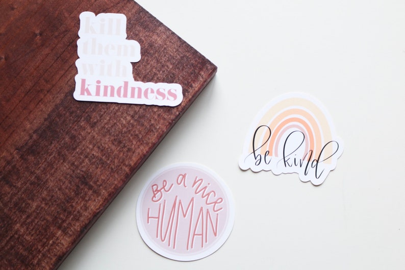 Kindness Sticker Pack - Etsy