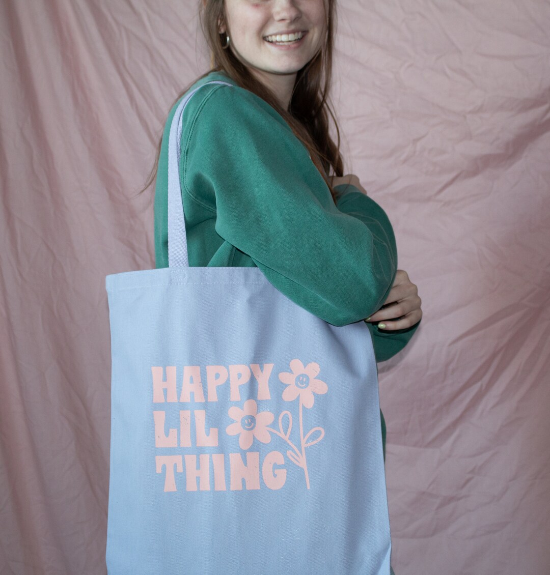 Happy Lil Thing - Tote Bag - Etsy