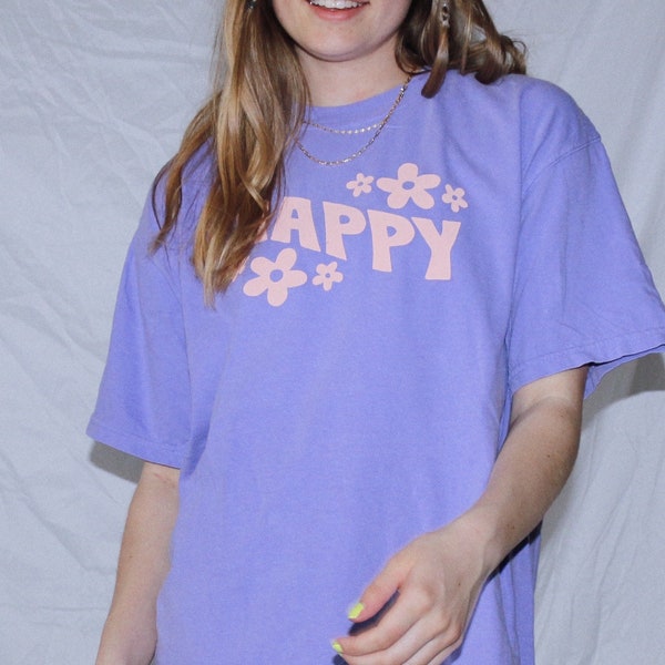 Happy Graphic Tees - Etsy