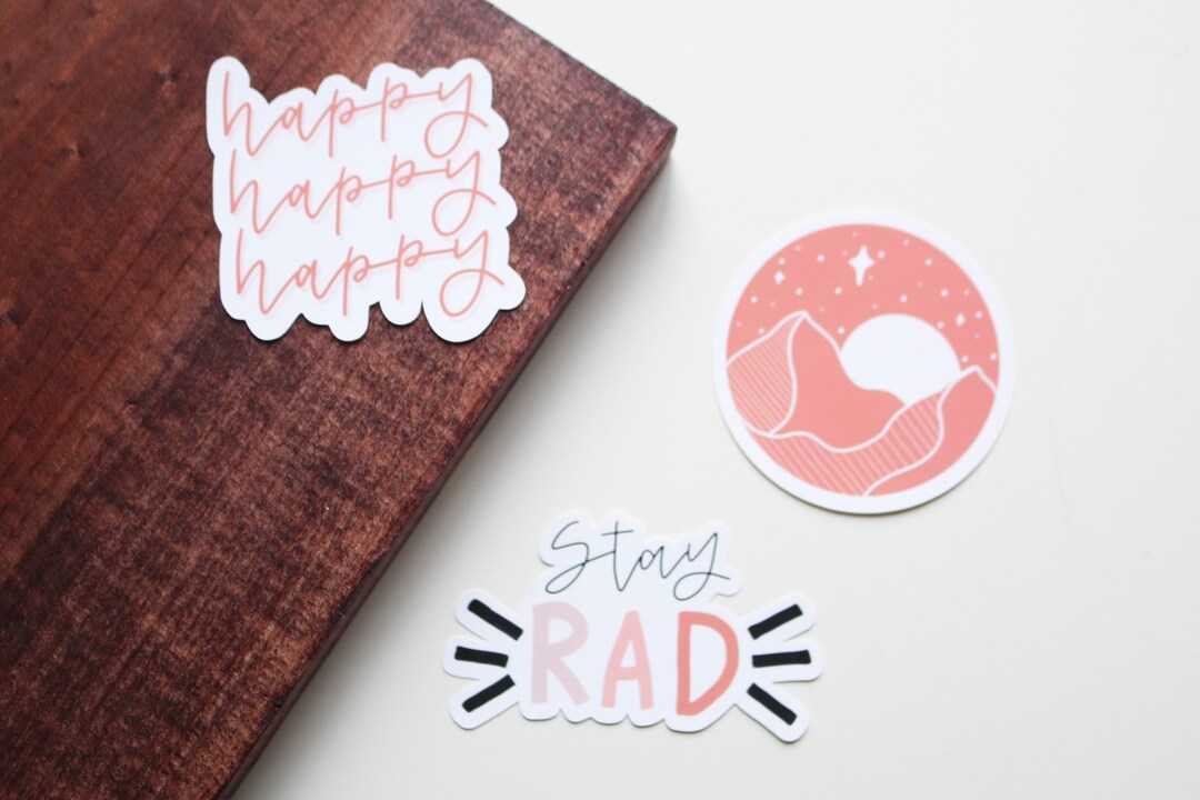 Pink Sticker Pack - Etsy