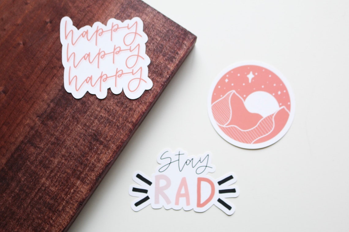 Pink Sticker Pack | Etsy